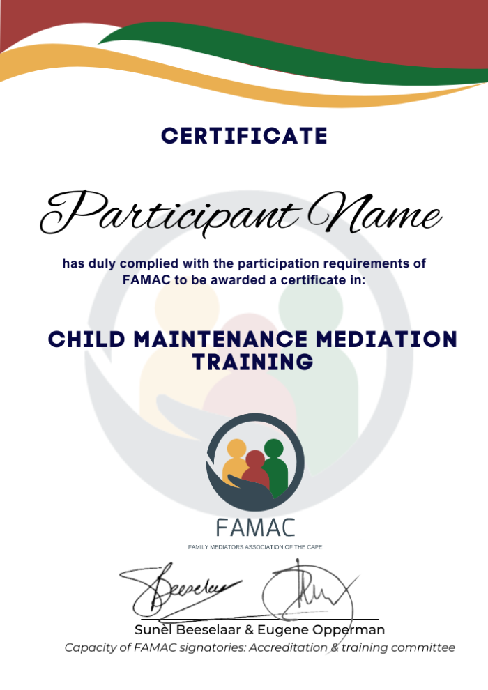 Training programs - FAMAC